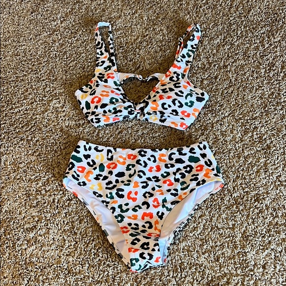 SHEIN | Swim | Leopard Print Swim Set | Poshmark